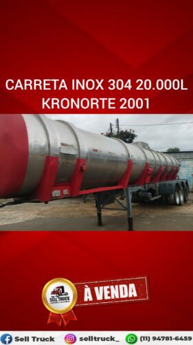 ESTOQUE INOX Carreta Inox Carreta de inox Vanderleia de inox Bitrem de ...