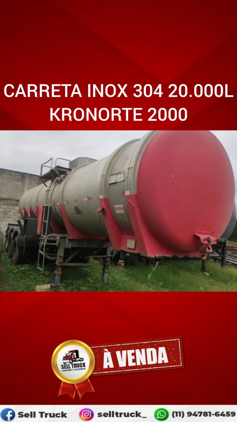 ESTOQUE INOX Carreta Inox Carreta de inox Vanderleia de inox Bitrem de ...